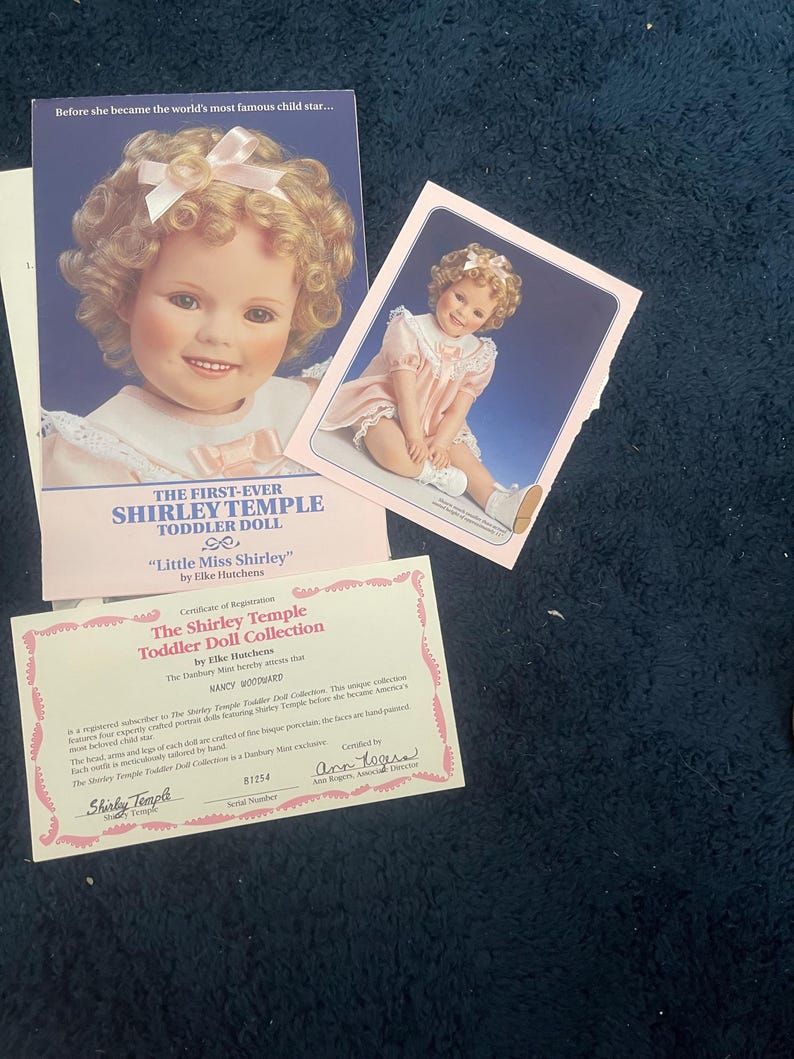 The First Ever Shirley Temple Toddler Doll “little Miss Shirley” - Etsy