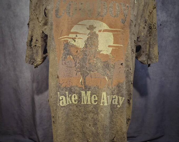 Cowboy - Post-apocalyptic Shirt - Etsy