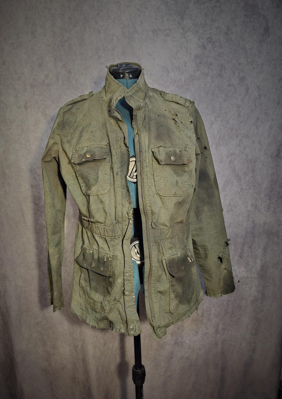 Distressed Post-apocalyptic Jacket, Women's Medium - Etsy