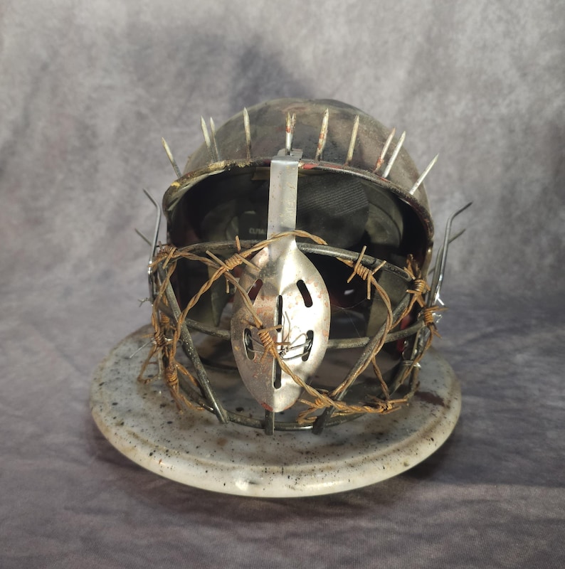 Porcupine - Post-apocalyptic Helmet - Etsy