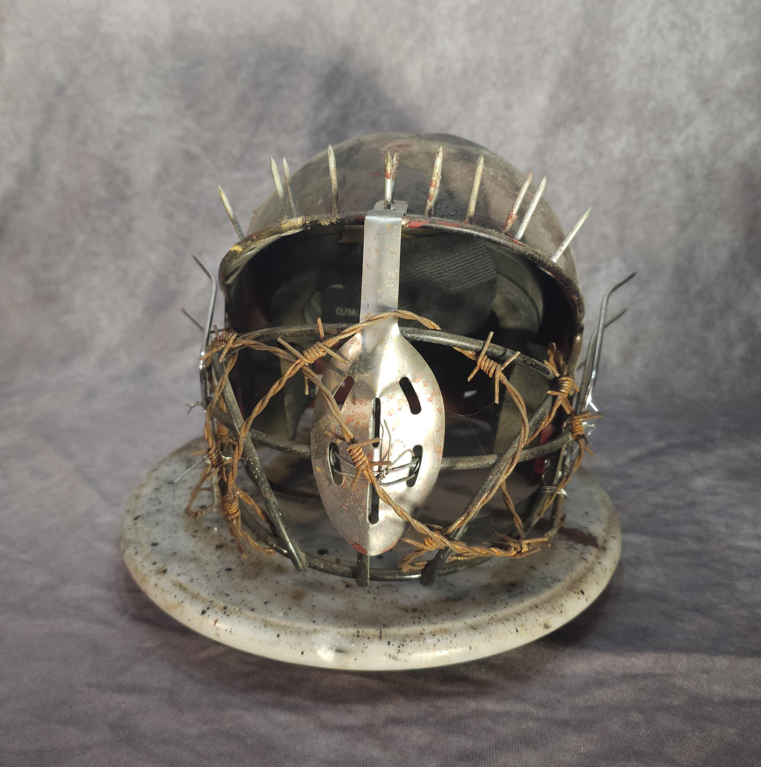 Porcupine - Post-apocalyptic Helmet - Etsy