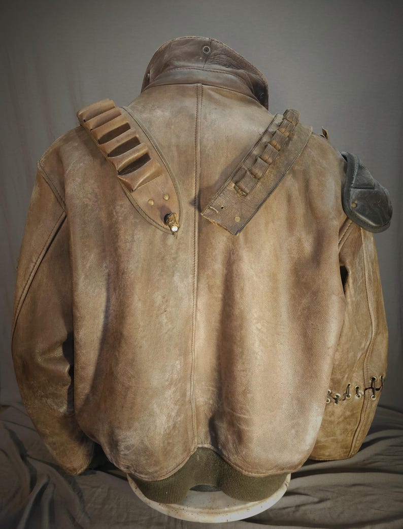 Grit - Post-apocalyptic Leather Jacket - Etsy