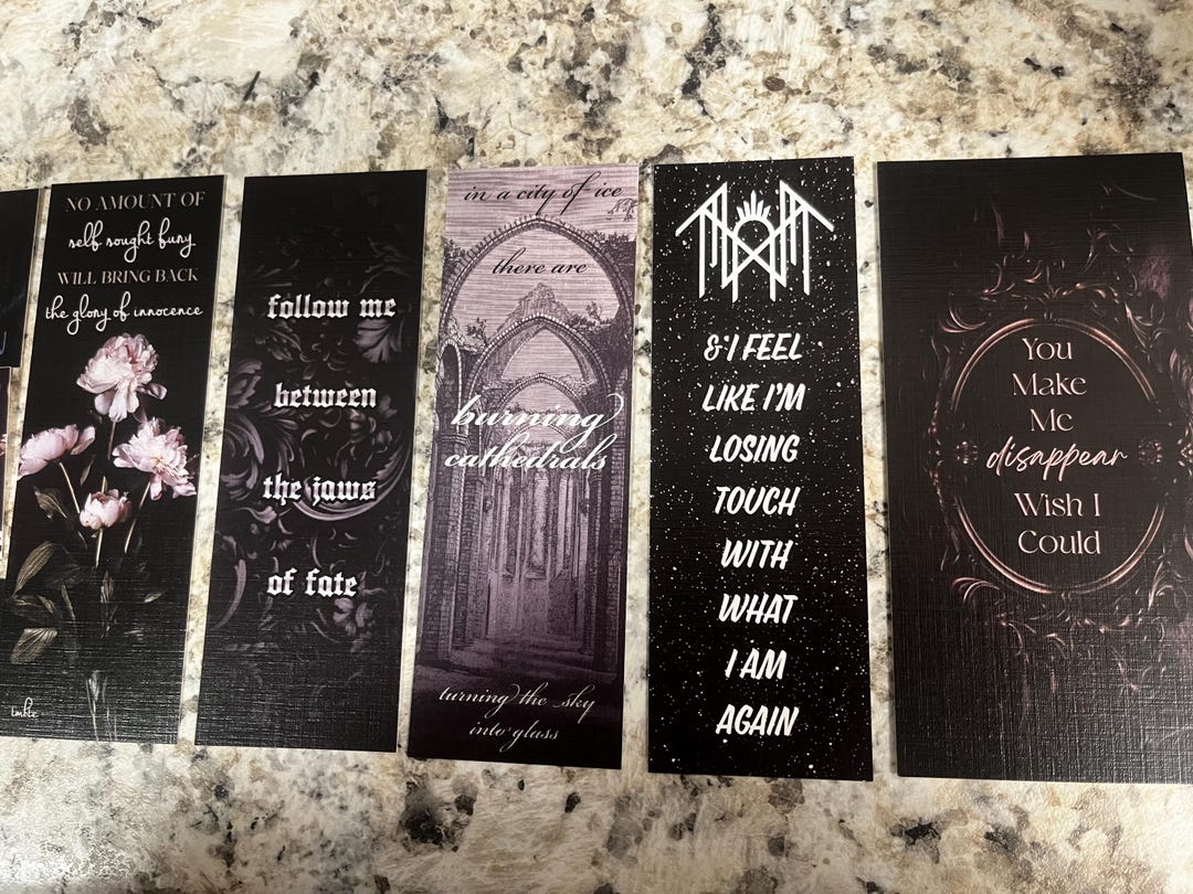 Sleep Token Bookmarks Bundle - Etsy