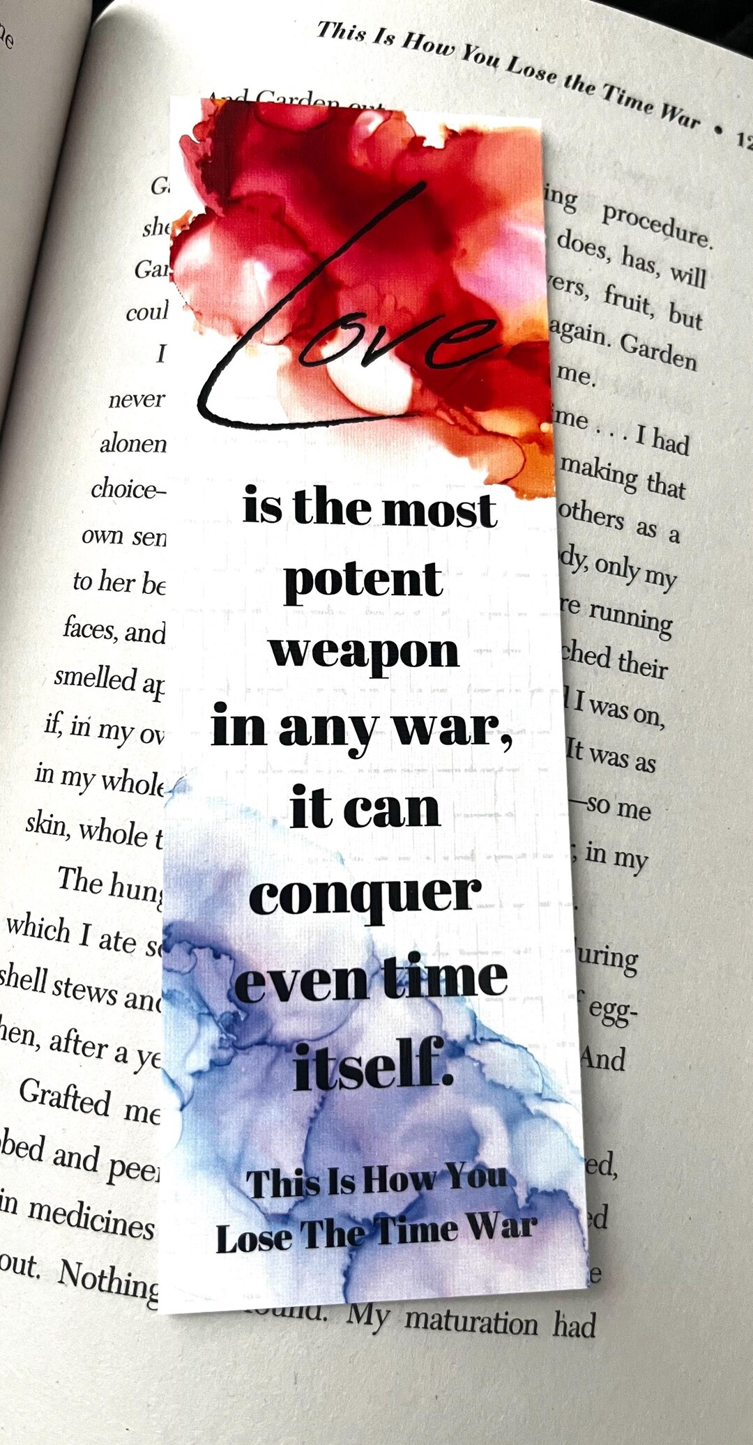 This is How You Lose the Time War Bookmark - Etsy