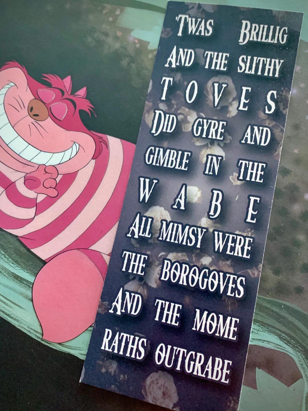 Jabberwocky Bookmark - Etsy