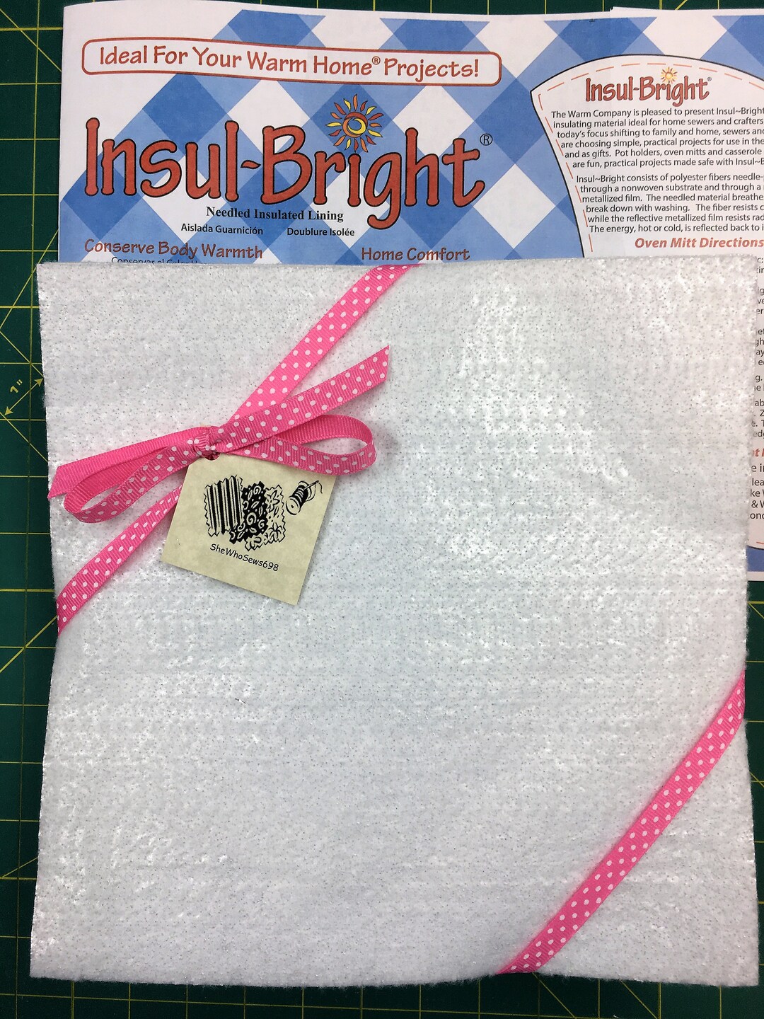 24 - 9" Pre Cut Squares of Warm Company Insulbright Insul Bright ...