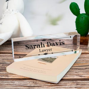 Custom Name Plate for Desk, Office Gifts Desk Nameplate, Desk Name ...
