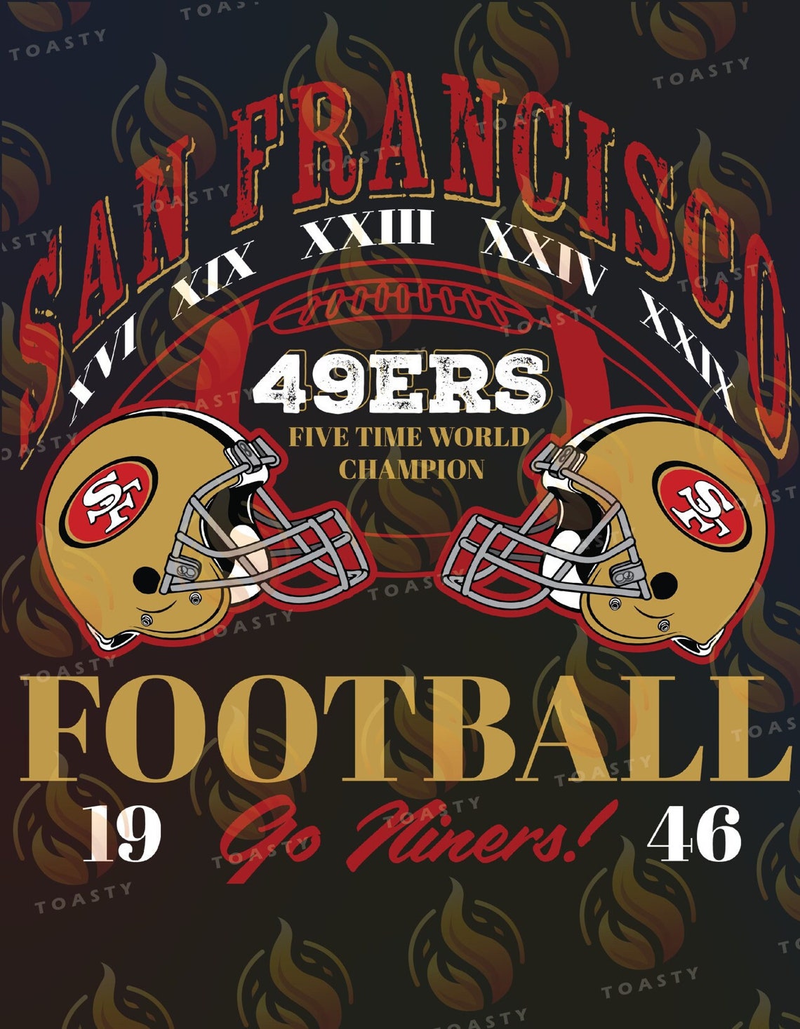 Vintage Inspired 49ers Shirt Design PNG ONLY, Football Png, San ...