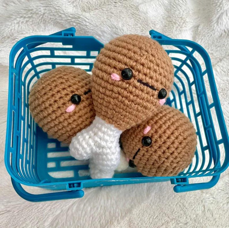 Meat Pals Amigurumi Crochet Toy Set 3 Pieces Handmade Newborn Plush ...
