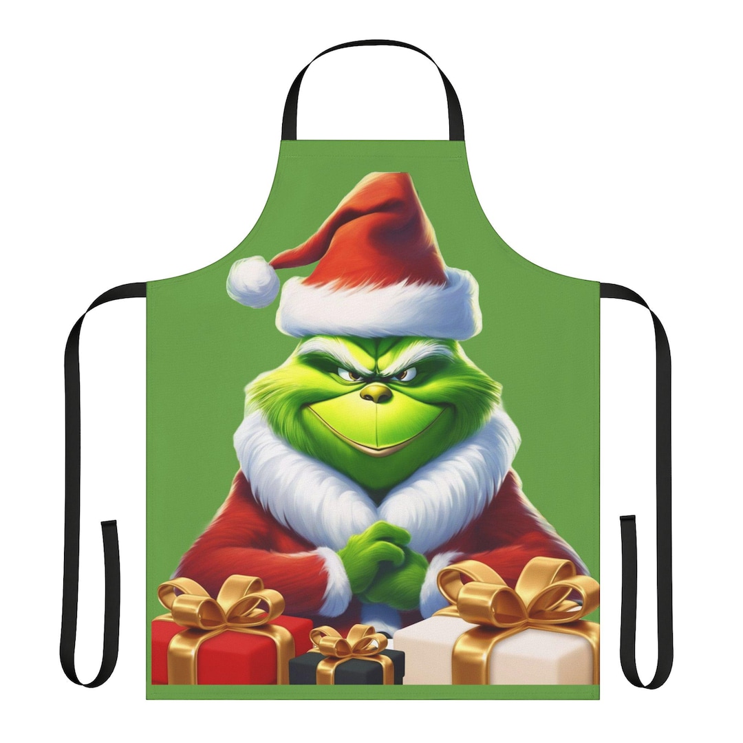 GRINCH Apron - Etsy