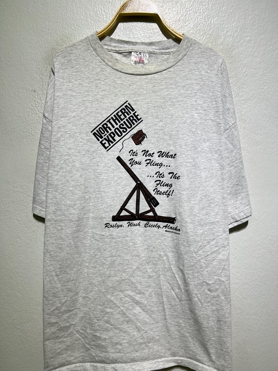 Vintage 90s Northern Exposure T-shirt 2XL TV Show Roslyn Washington ...