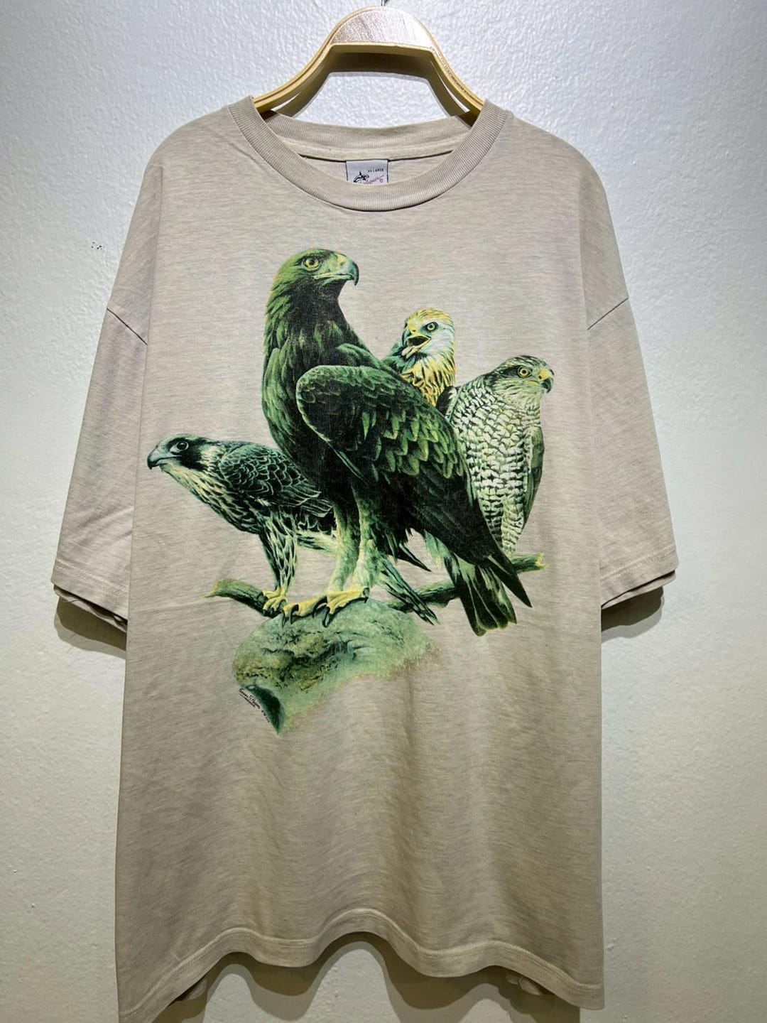 Vintage 90s Birds of Prey Eagles Falcon Hawk 1995 T Shirt Size 2XL - Etsy