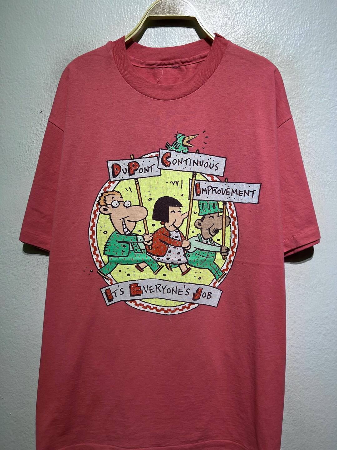 Vintage 90s Dupont T-shirt XL Continuous Improvement Corporate Promo ...