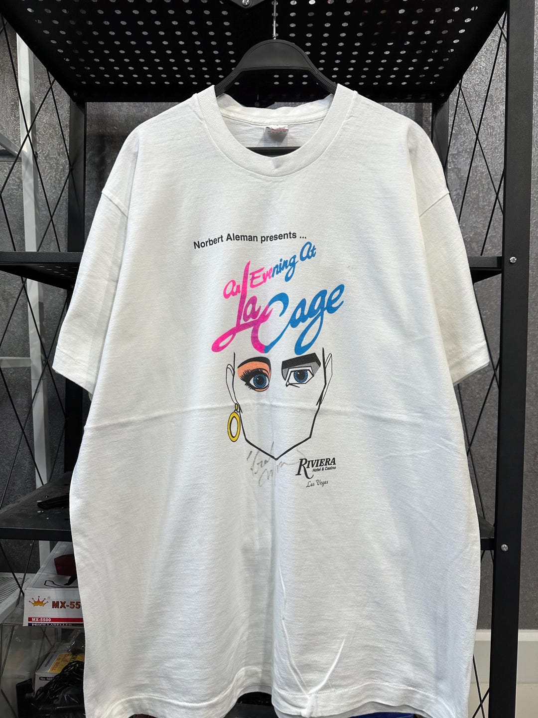 Vintage 90s Norbert Aleman an Evening at La Cage With Autograph T Shirt ...