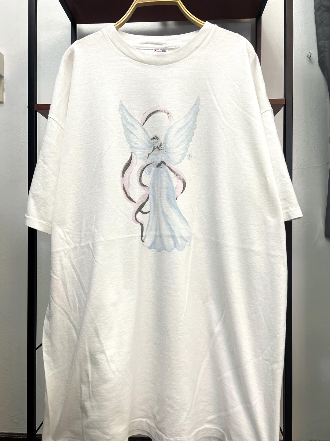 Vintage 90s Guardian Angels T-shirt Earth Angels Graphic Tee Size 2XL ...