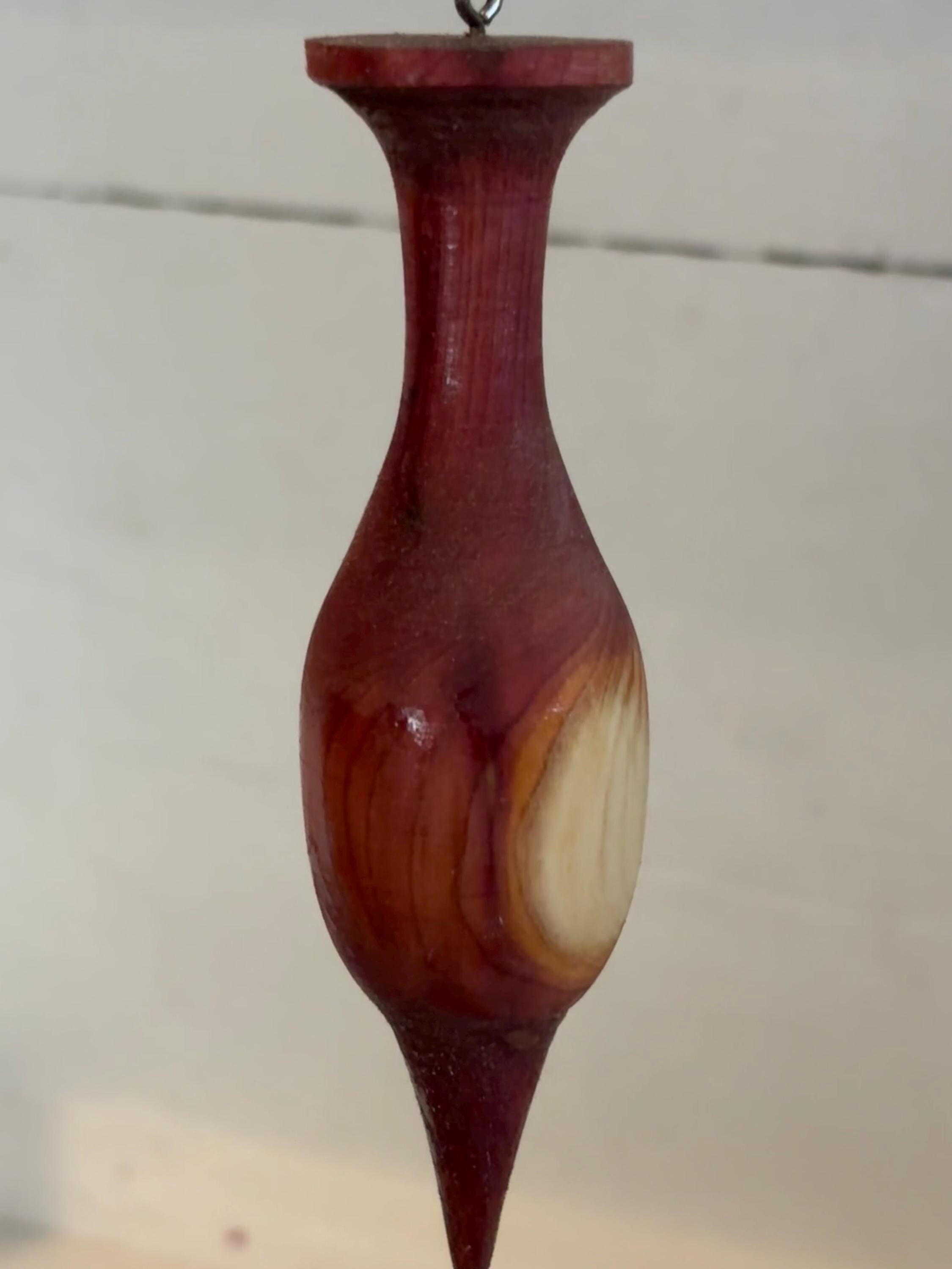 Hand Turned Wooden Ornament - Etsy