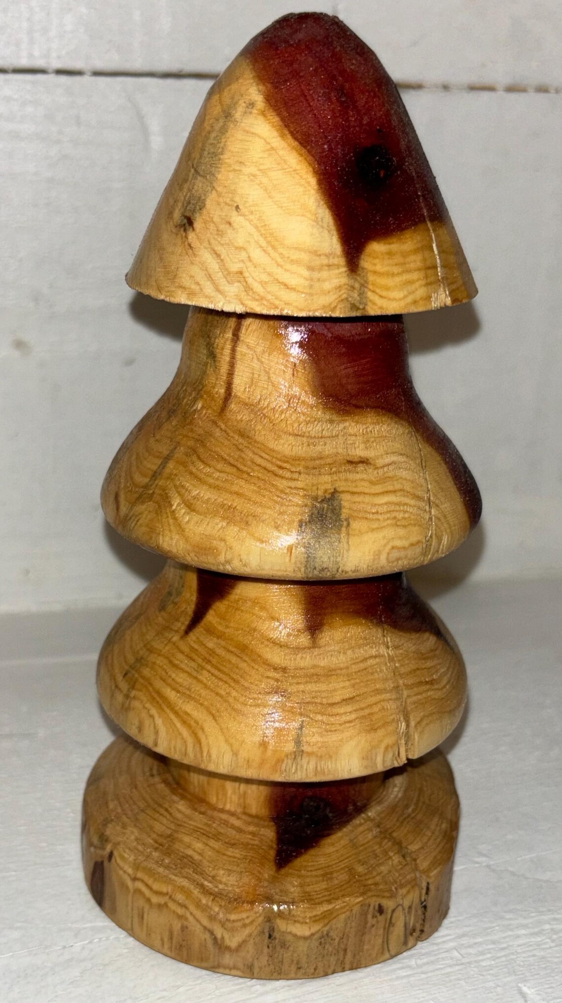 Hand Turned Christmas Tree Decor - Etsy