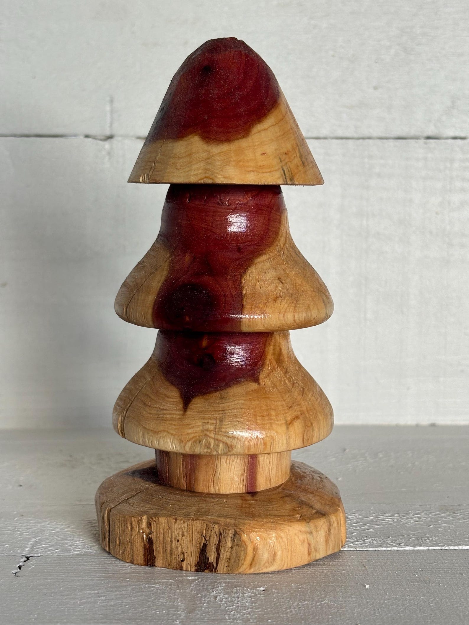 Hand Turned Christmas Tree Decor - Etsy