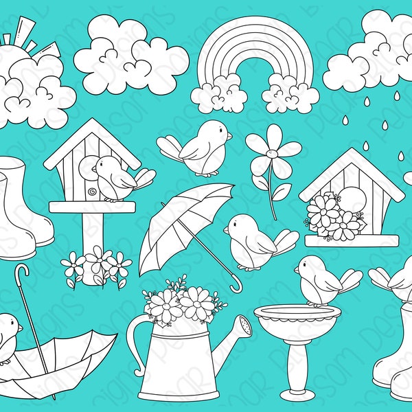 April Showers - Etsy