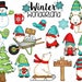 Winter Gnomes Clipart Set - Hand Drawn Digital Clipart - Polar Bear ...