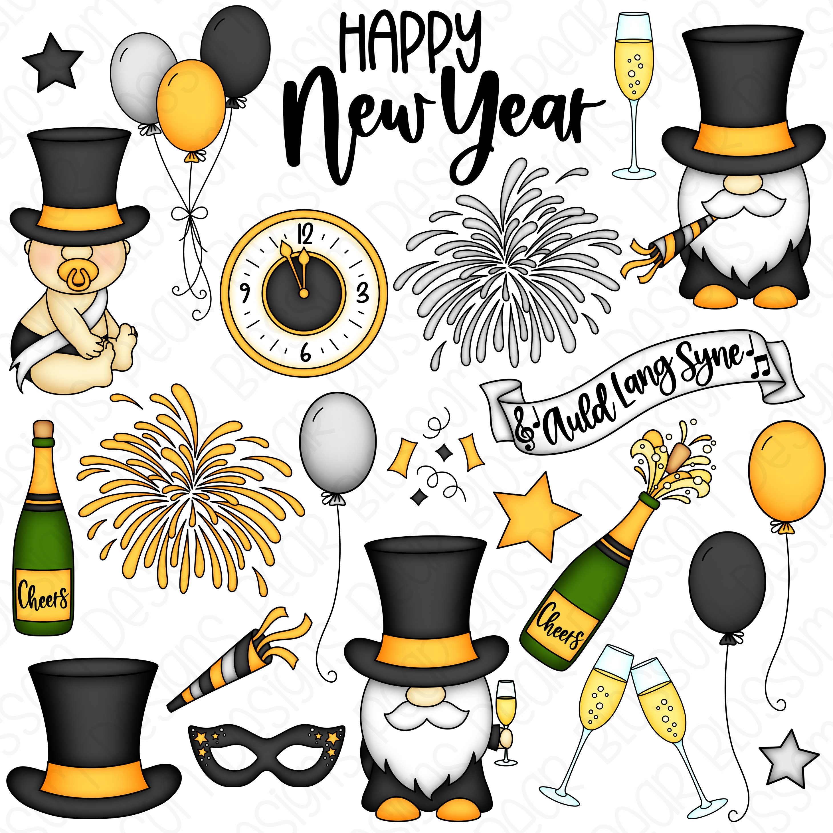 New Year Eve Clipart