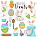 Easter Treats Baking Clipart Set - Hand Drawn Digital Clipart - Easter ...