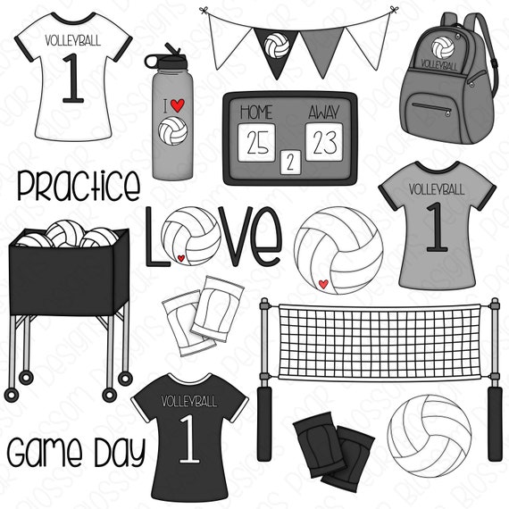 Volleyball Game Clipart