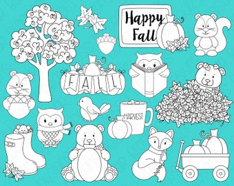 Easter Digital Stamps Digistamps Clipart Instant Download | Etsy