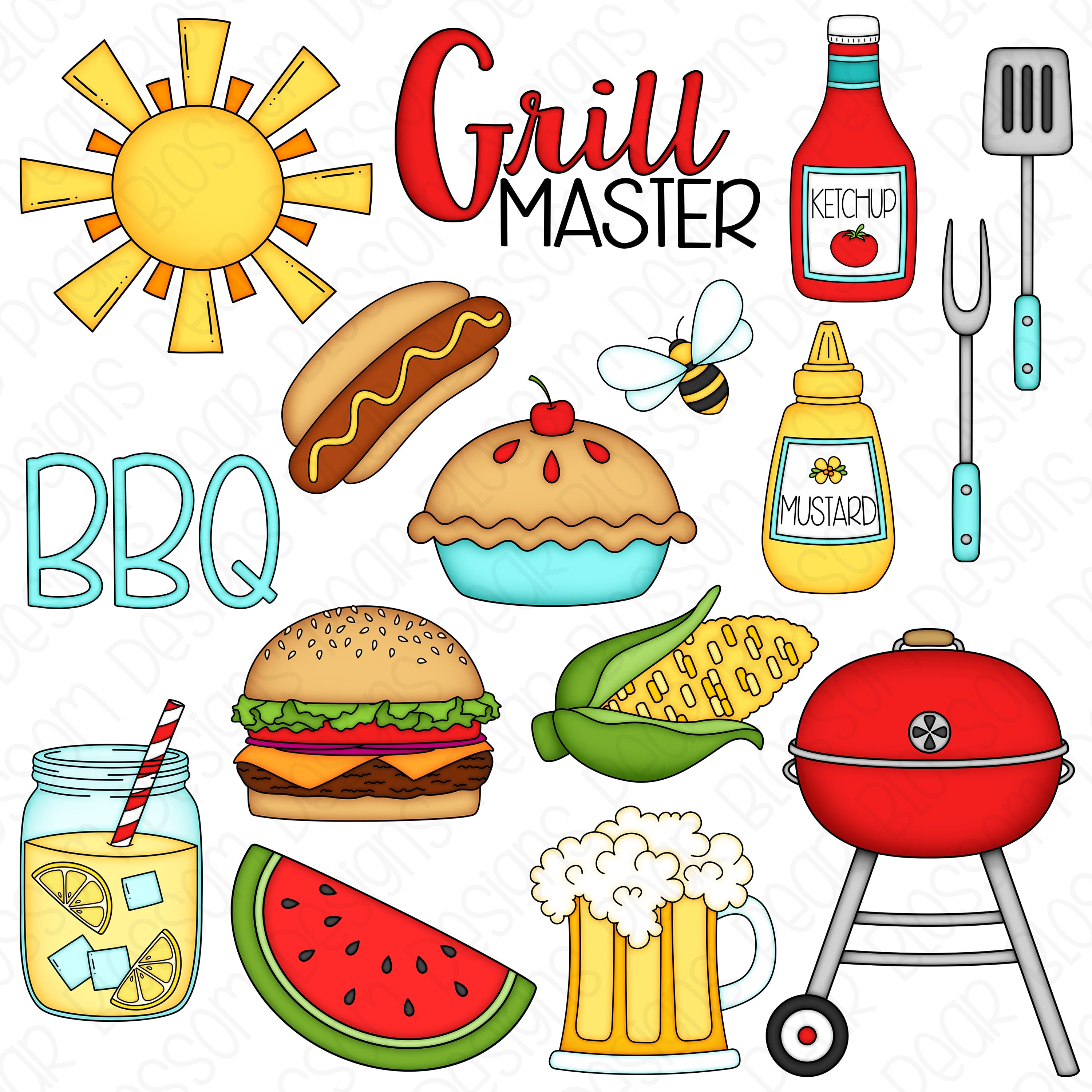 Free Summer Cookout Clipart