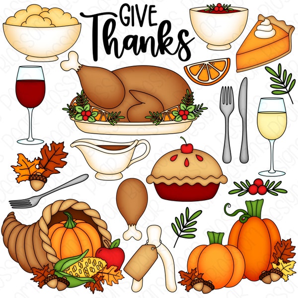 Turkey Clipart - Etsy