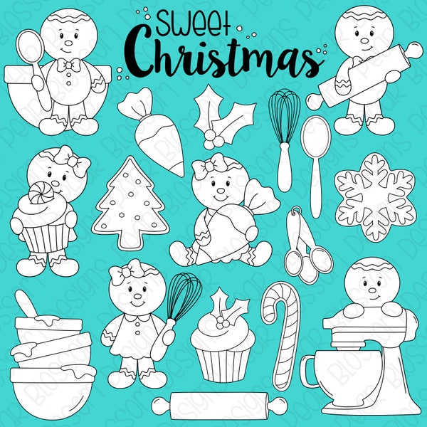 Gingerbread Stamp - Etsy