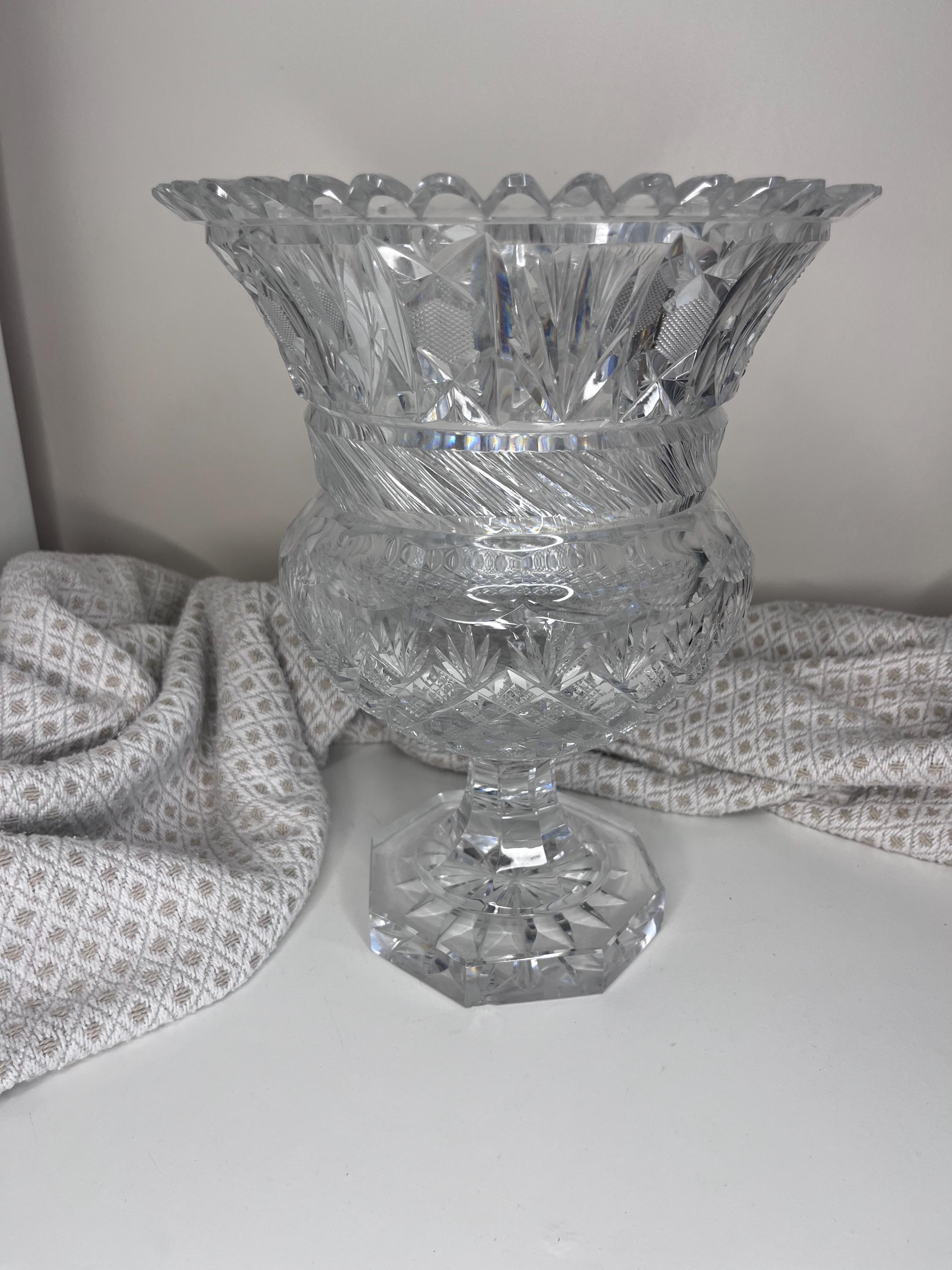 Antique Glass Vase - Etsy