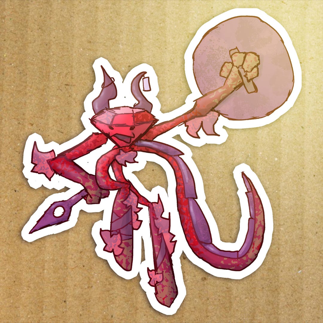 BFDI TPOT Ruby Sticker - Etsy