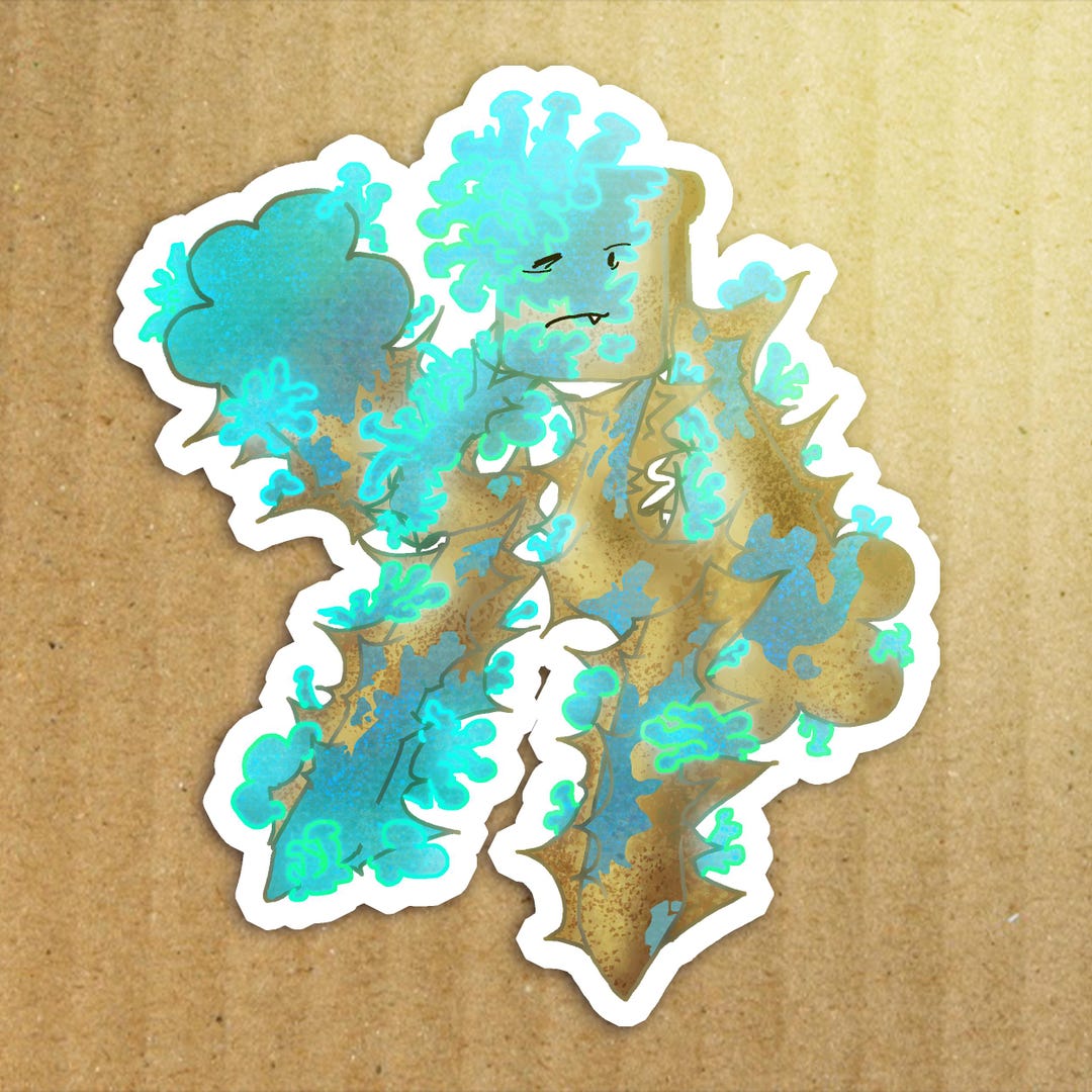 HFJONE Glowing Moldy Charlotte Sticker - Etsy
