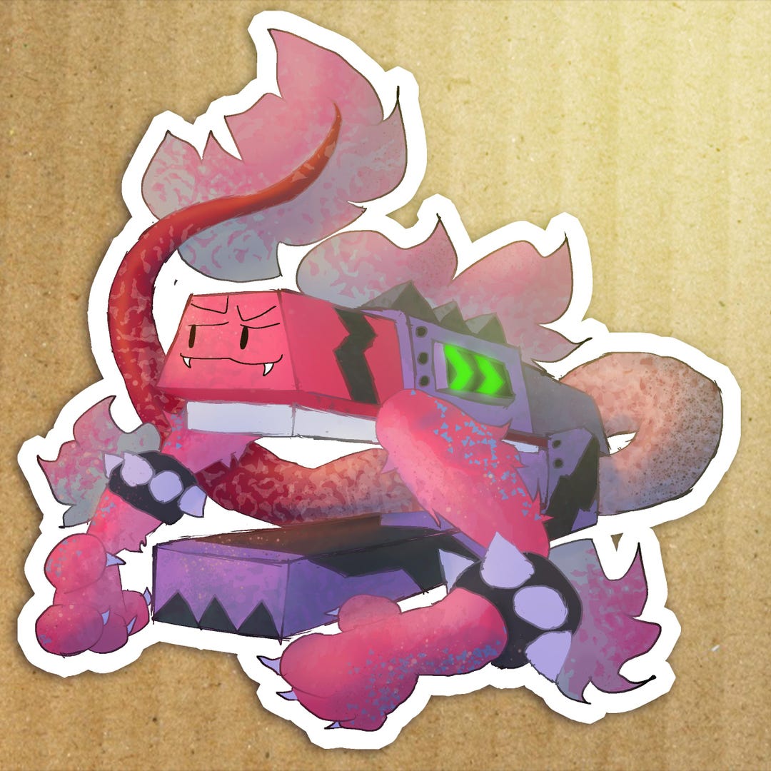 BFDI TPOT Stapy Sticker - Etsy