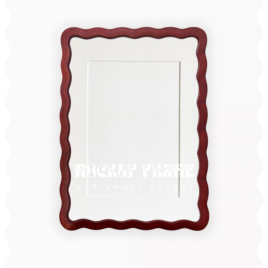 One Frames Mockup, Interior Scene Mockup, Vertical Wood Frame Mockup ...
