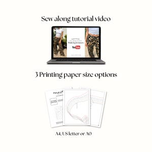 Wide Leg Linen Trousers Sewing Pattern: Elastic Waist (PDF Pattern) - Etsy