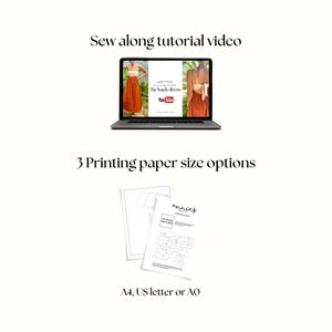 Tie Back Maxi Dress PDF Sewing Pattern: Linen Sundress (sizes XXS-XXL ...