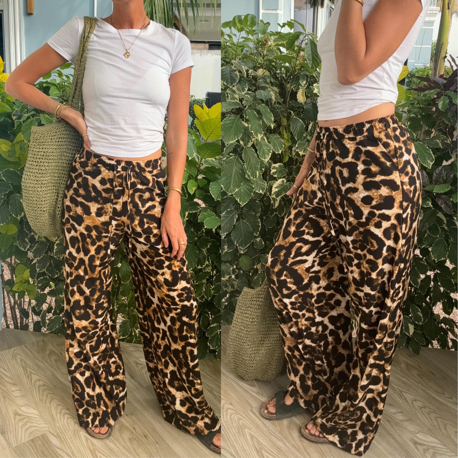 Wide Leg Linen Trousers Sewing Pattern: Elastic Waist (PDF Pattern) - Etsy