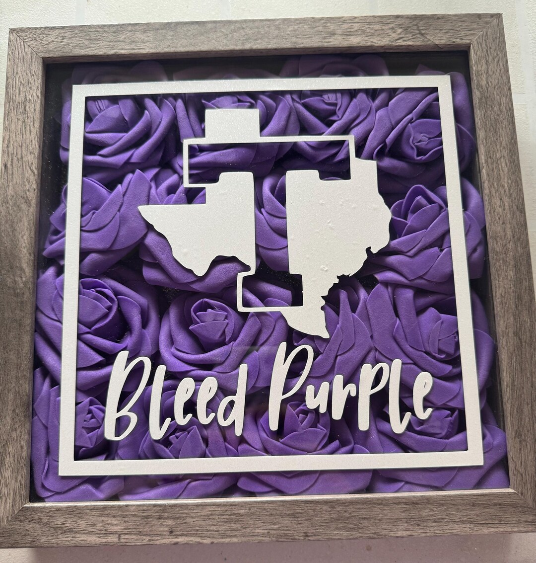 Tarleton State Shadow Box - Etsy
