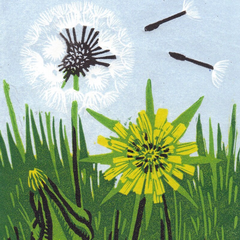 Linoleum Reduction Prints - Etsy