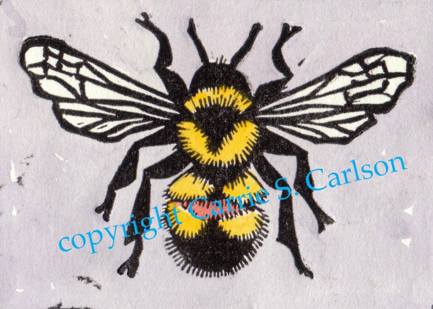 Rusty-patched Bumblebee - Etsy