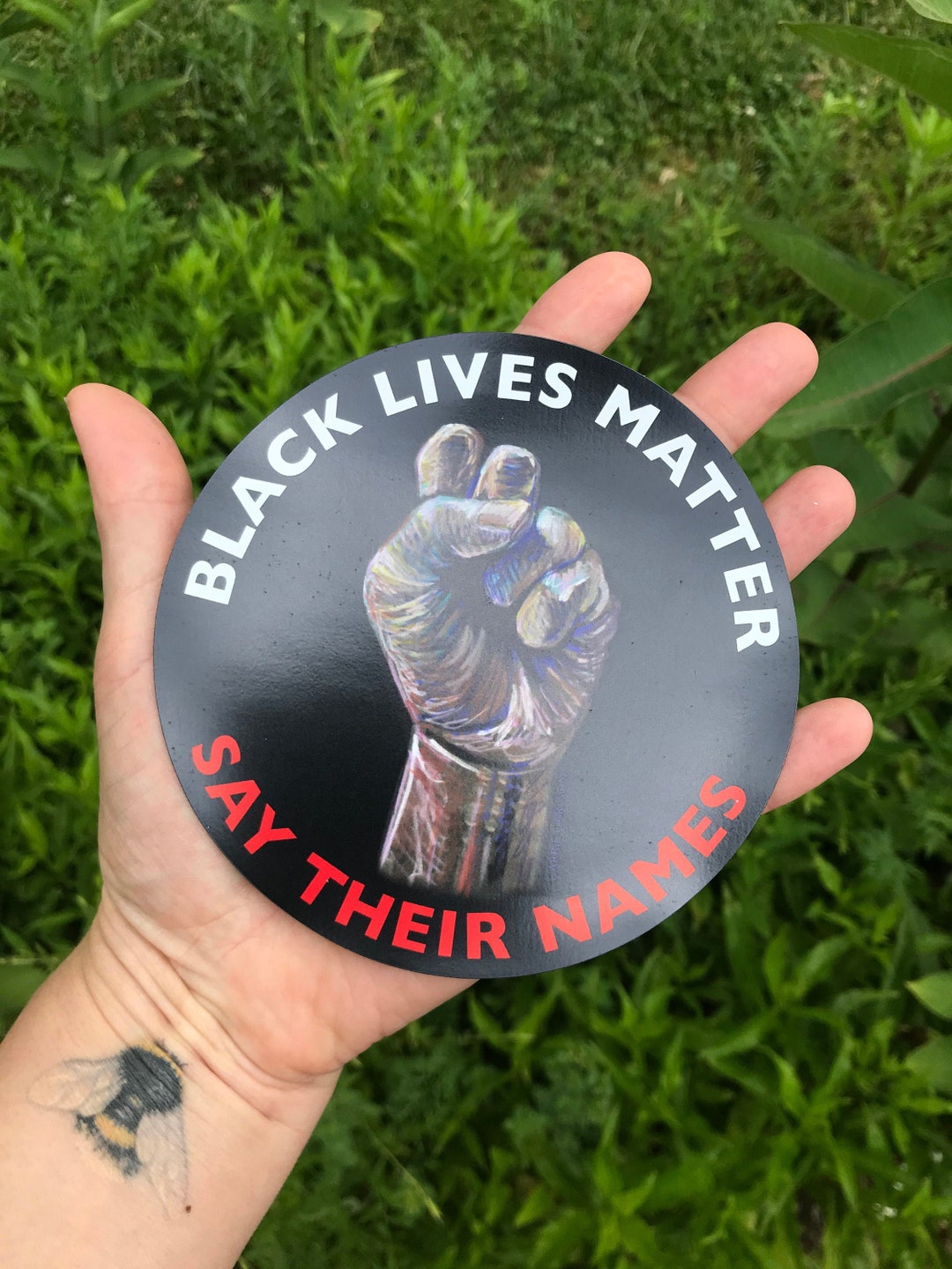 5" Magnet BLM: Say Their Names - Etsy