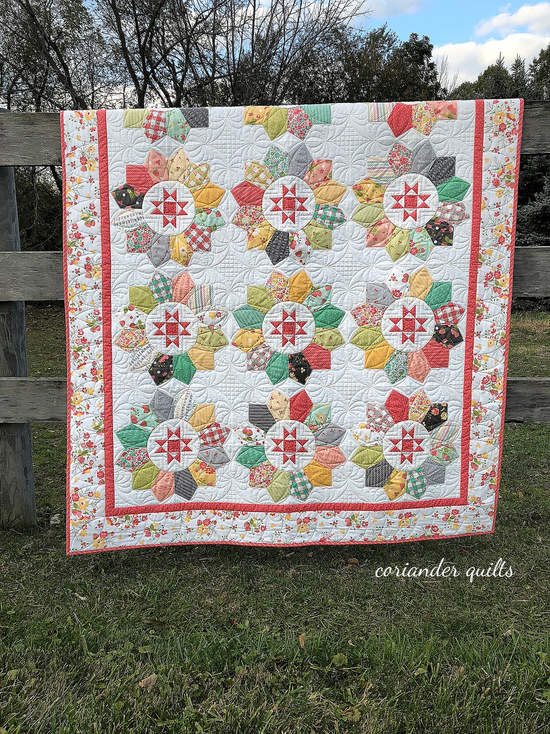 Plain & Fancy Pattern #143 PAPER Quilt Pattern - Etsy