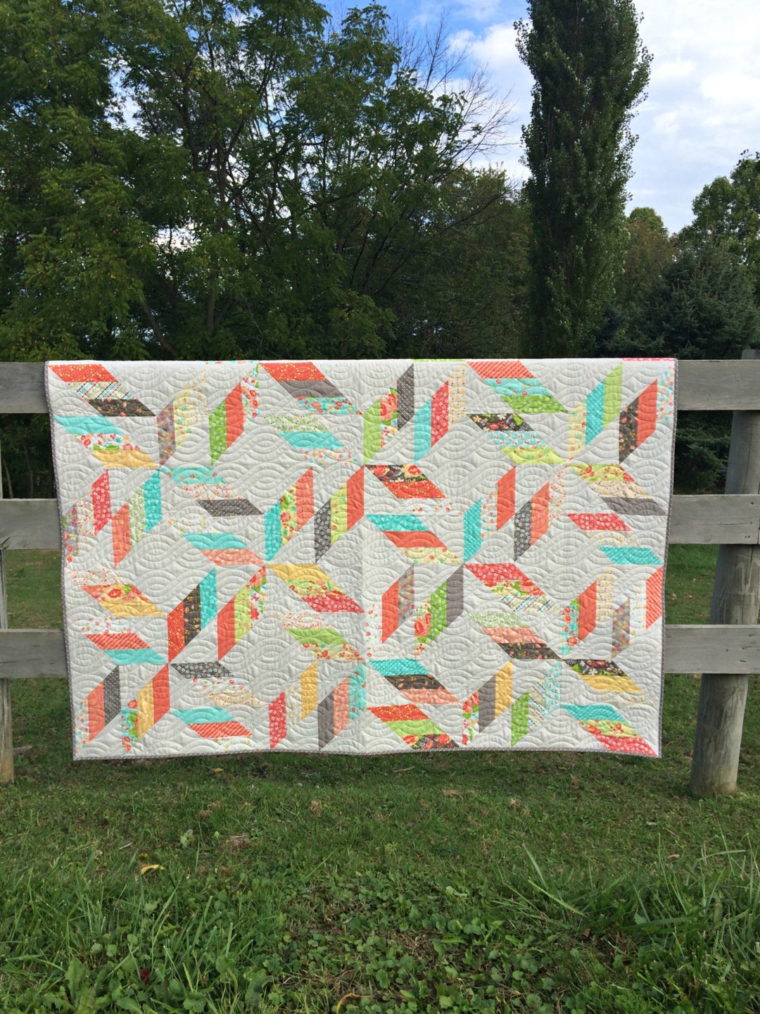 Backroads PDF Quilt Pattern #114 - Etsy