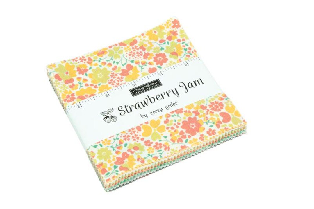 Strawberry Jam Charm Pack 5 Squares - Etsy