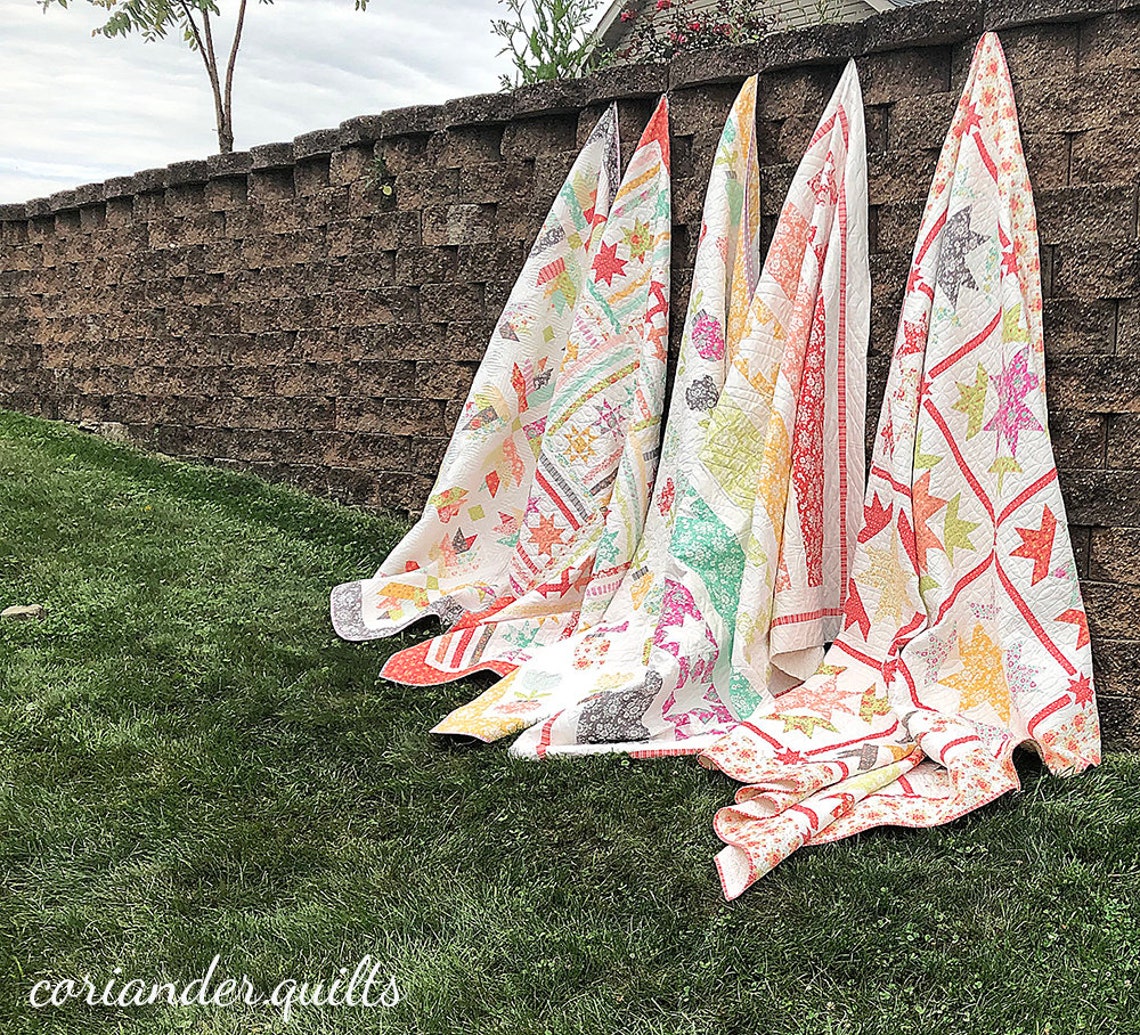 Candy Striped PDF Quilt Pattern #160 - Etsy