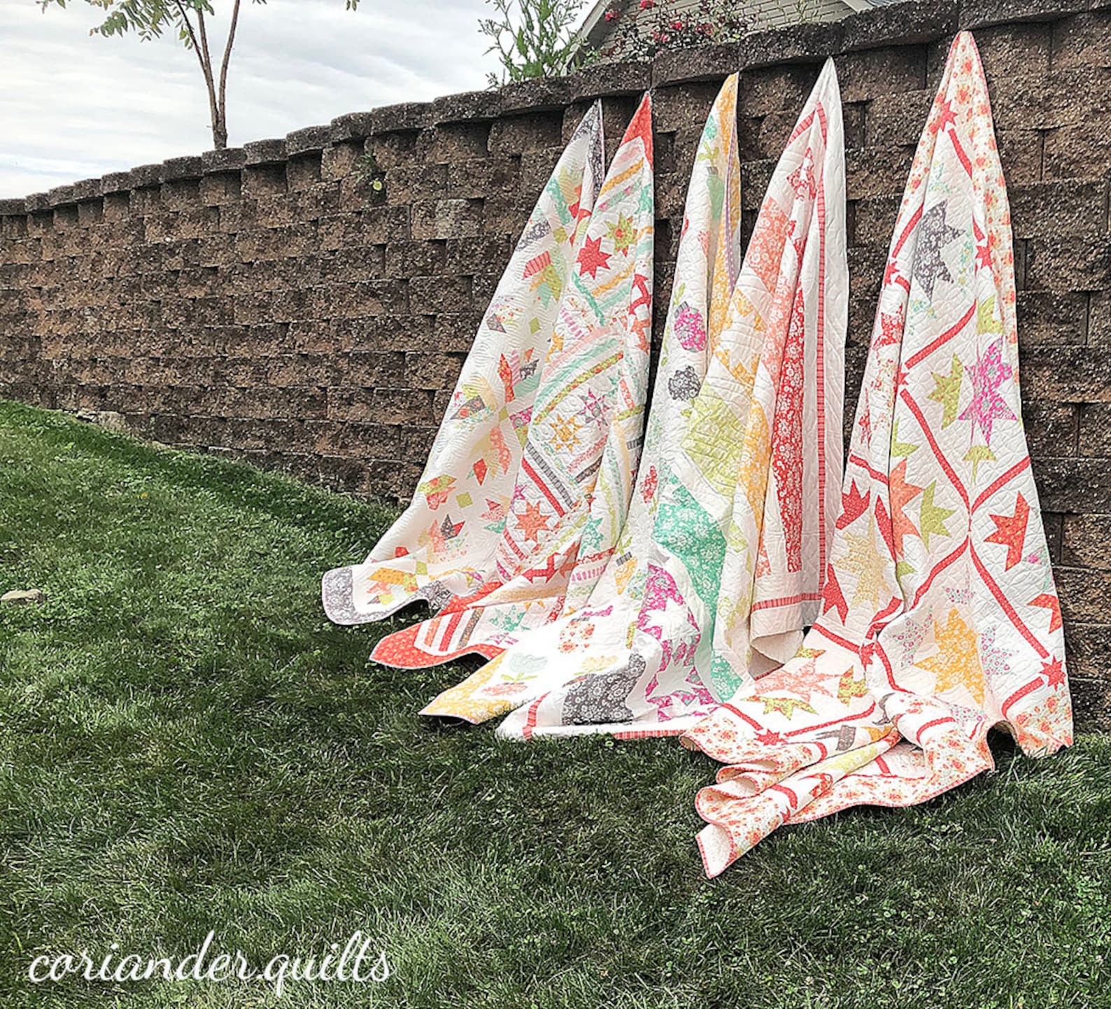 Candy Striped PAPER Quilt Pattern #160 - Etsy
