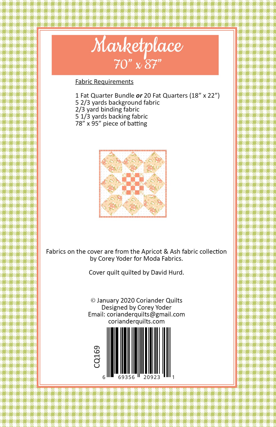 Marketplace PDF Quilt Pattern 169 - Etsy