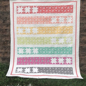 Candy Striped PDF Quilt Pattern #160 - Etsy